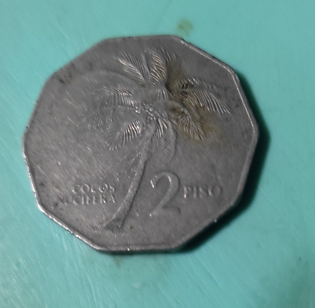 2 piso coin andres bonifacio (coconut), Hobbies & Toys, Memorabilia ...