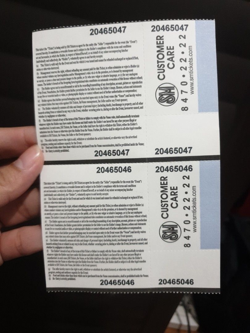 2 UAAP tickets - FEU vs UE (Patron 115 coral ringside), Tickets ...