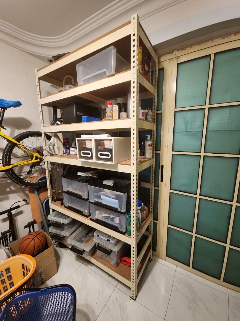 6tier metal rack, shelves, Furniture & Home Living, Furniture, Shelves ...