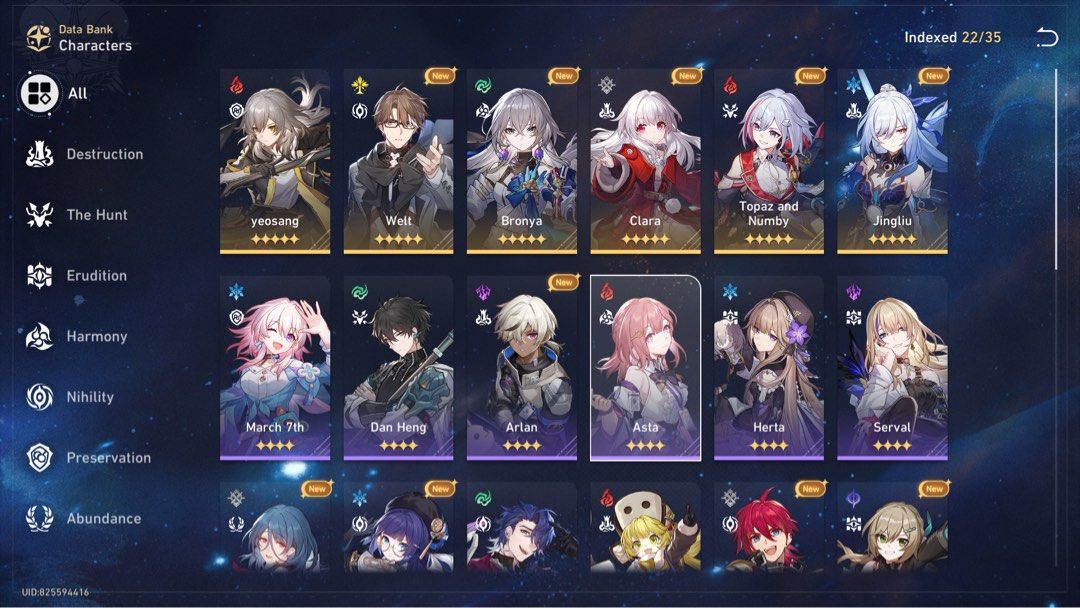 6x5* honkai star rail HSR starter acc JINGLIU AND TOPAZ, Video Gaming, Gaming Accessories, In ...