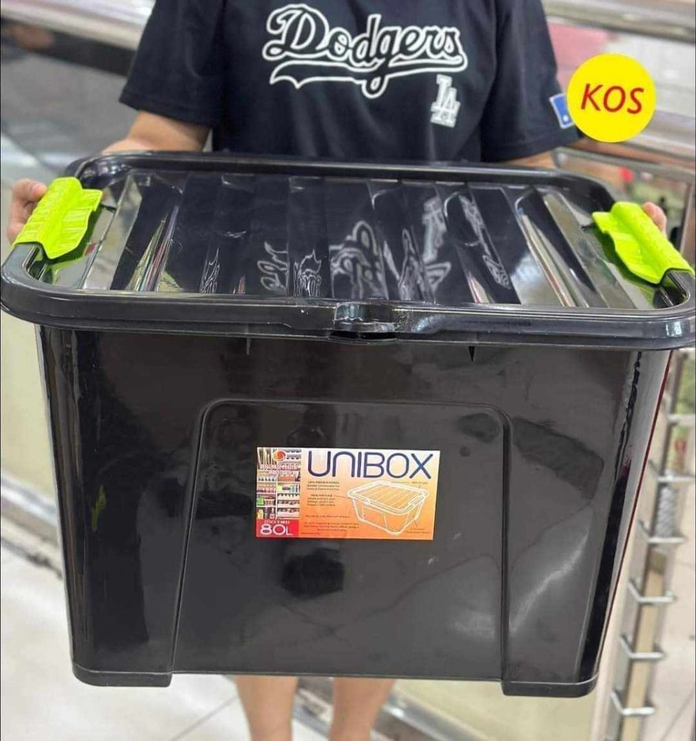 80liters storage box, Furniture & Home Living, Home Improvement ...