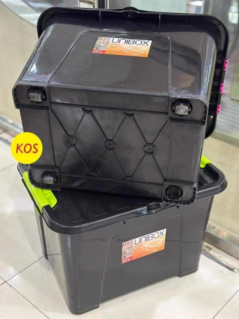 80liters storage box, Furniture & Home Living, Home Improvement ...
