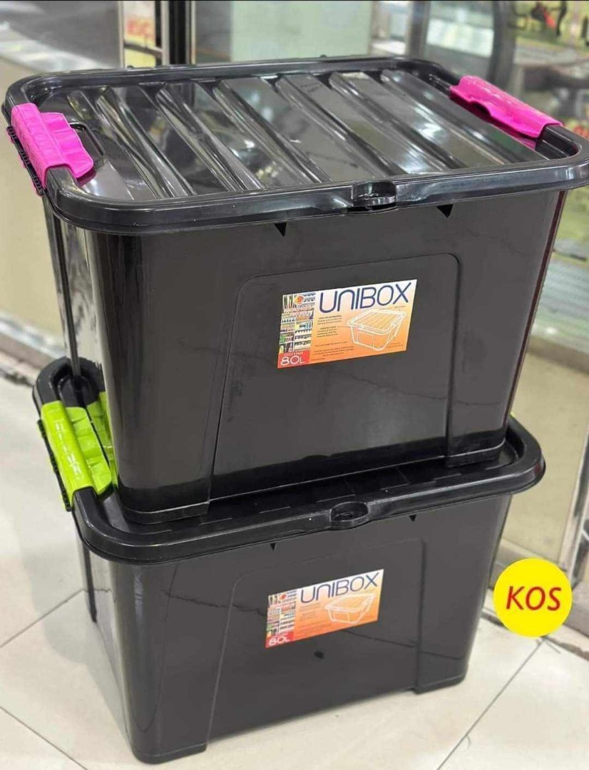 80liters storage box, Furniture & Home Living, Home Improvement ...