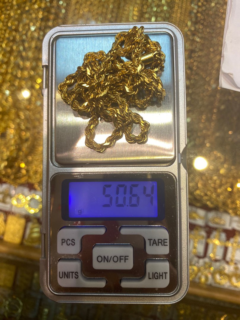 916 gold chain, Luxury, Accessories on Carousell