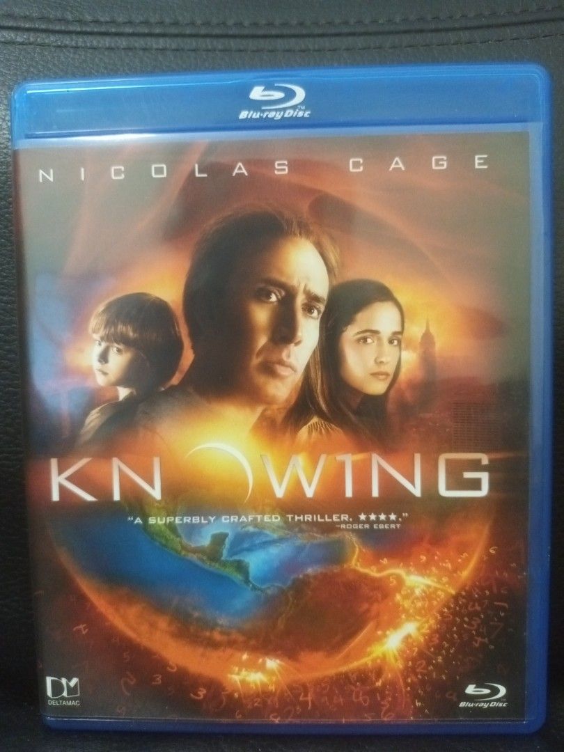 尼古拉斯基治 NICOLAS CAGE 地球毀滅密碼 KNOWING BLU-RAY MOVIE 藍光影碟 中文字幕, 興趣及遊戲, 音樂、樂器 & 配件, 音樂與媒體 - CD 及 DVD ...