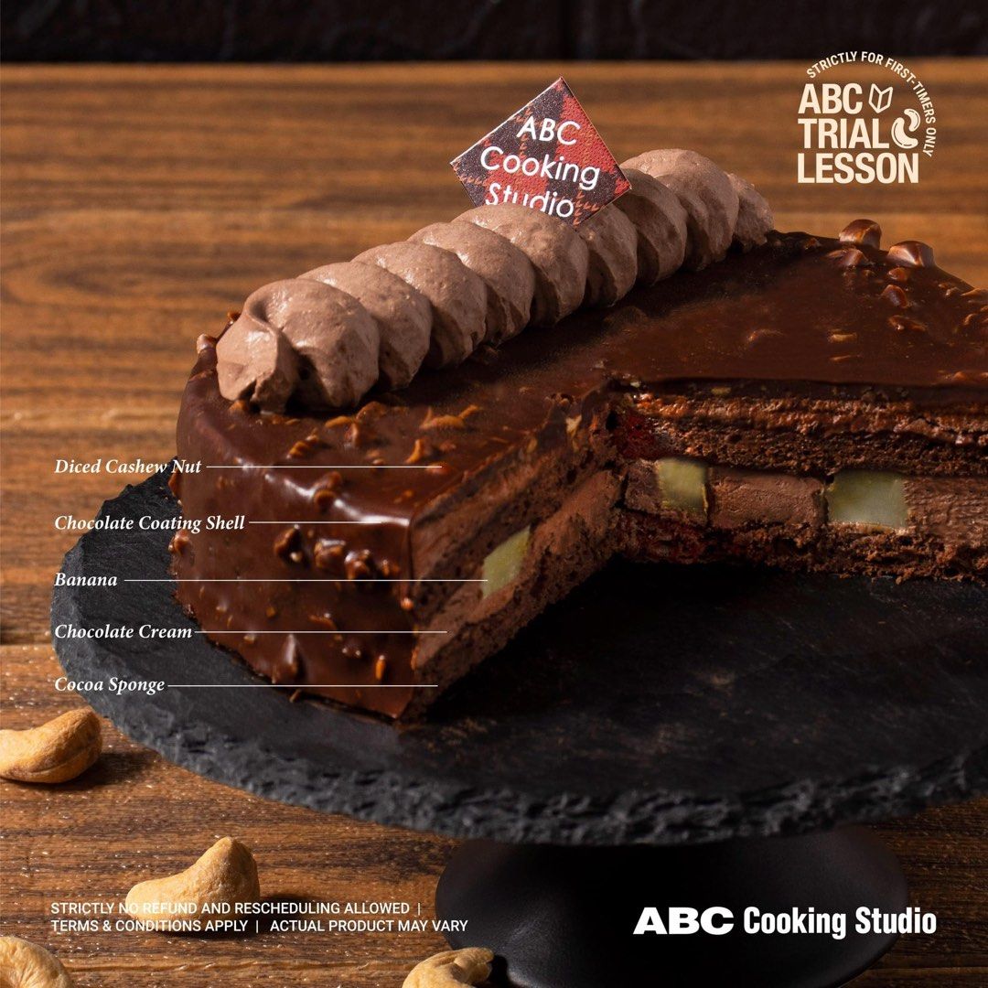 ABC Cooking Studio Trial Lesson, Food & Drinks, Homemade Bakes on Carousell
