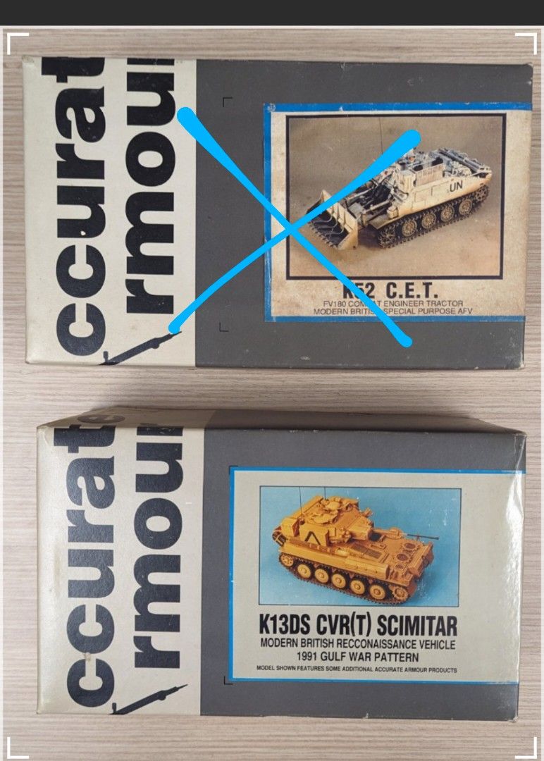 Accurate Armour K13DS Scimitar, Hobbies & Toys, Toys & Games on Carousell