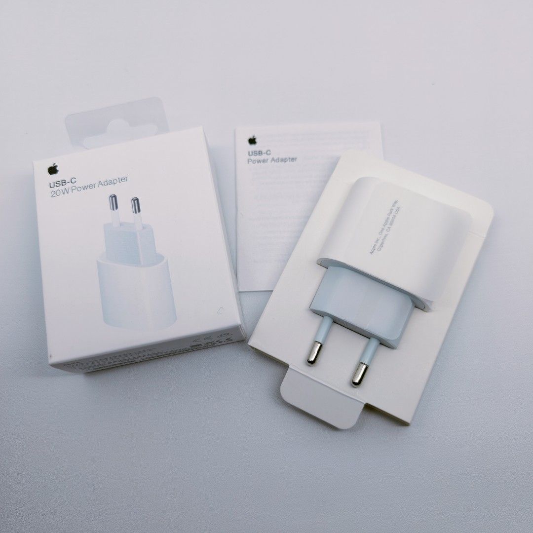 Adapter Kepala Charger 20 Watt Apple Original 20W USB C, Telepon ...