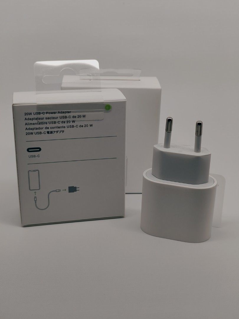 Adapter Kepala Charger 20 Watt Apple Original 20W USB C, Telepon ...