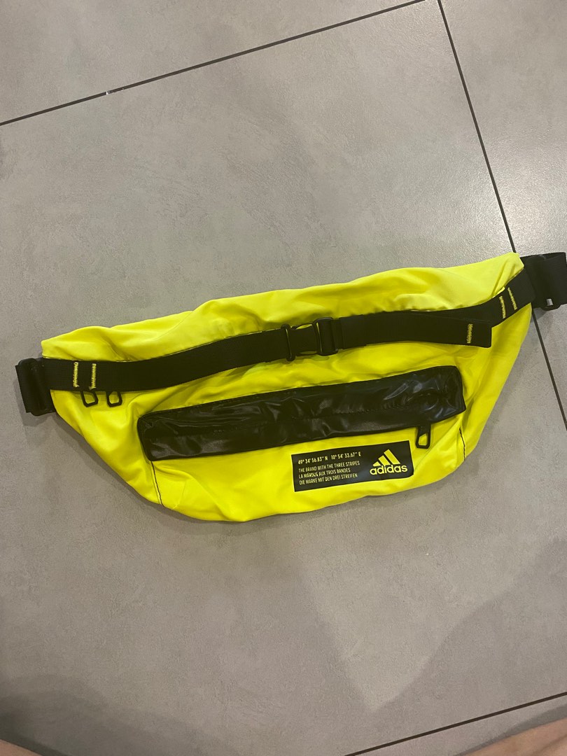 Adidas Neon Bag, Men's Fashion, Bags, Sling Bags on Carousell