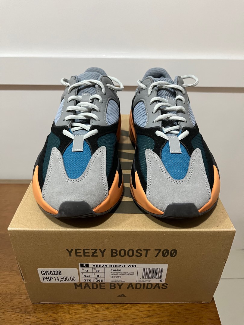 Adidas Yeezy Boost 700 Wash Orange, Men's Fashion, Footwear, Sneakers ...