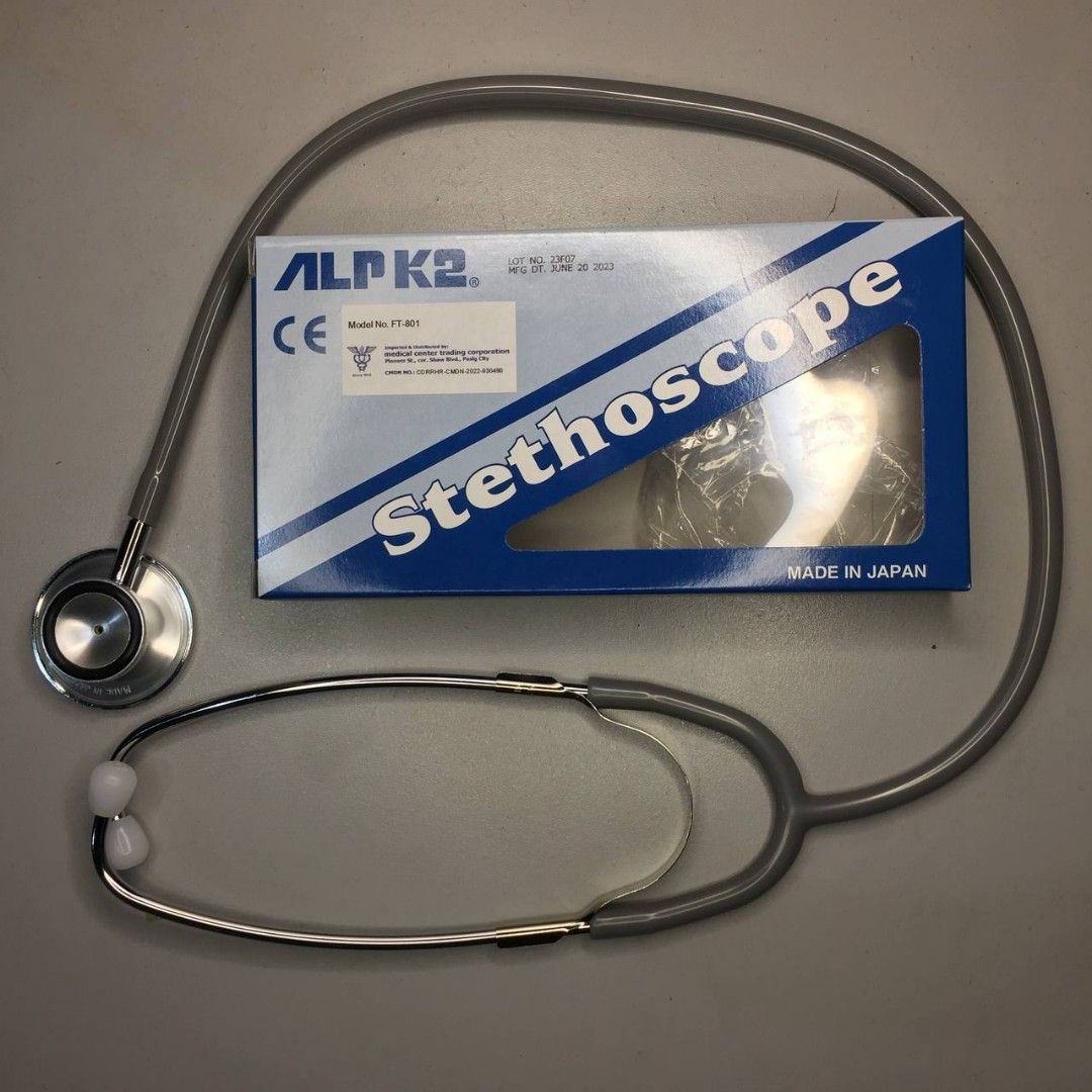 ALPK2 Stethoscope Made in Japan Brand new, Health & Nutrition, Medical Supplies & Tools on Carousell