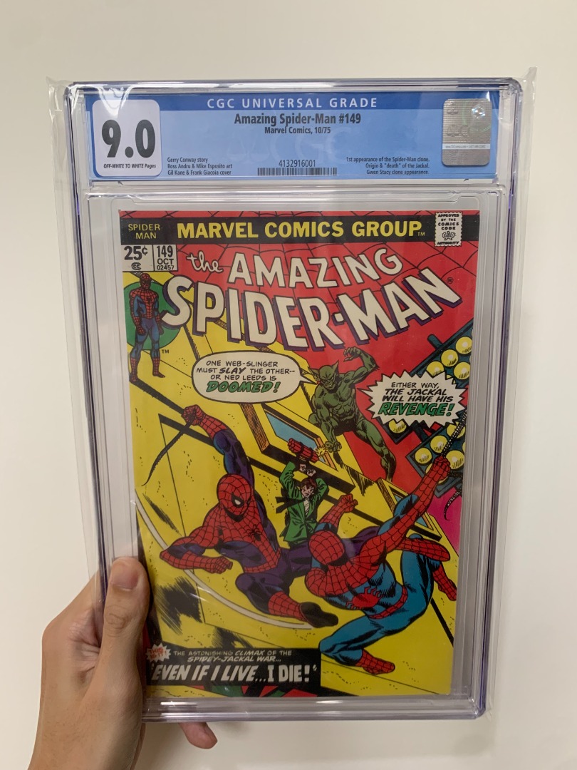 Amazing Spider Man 149 CGC 9.0 (First appearance of Ben Reilly ...