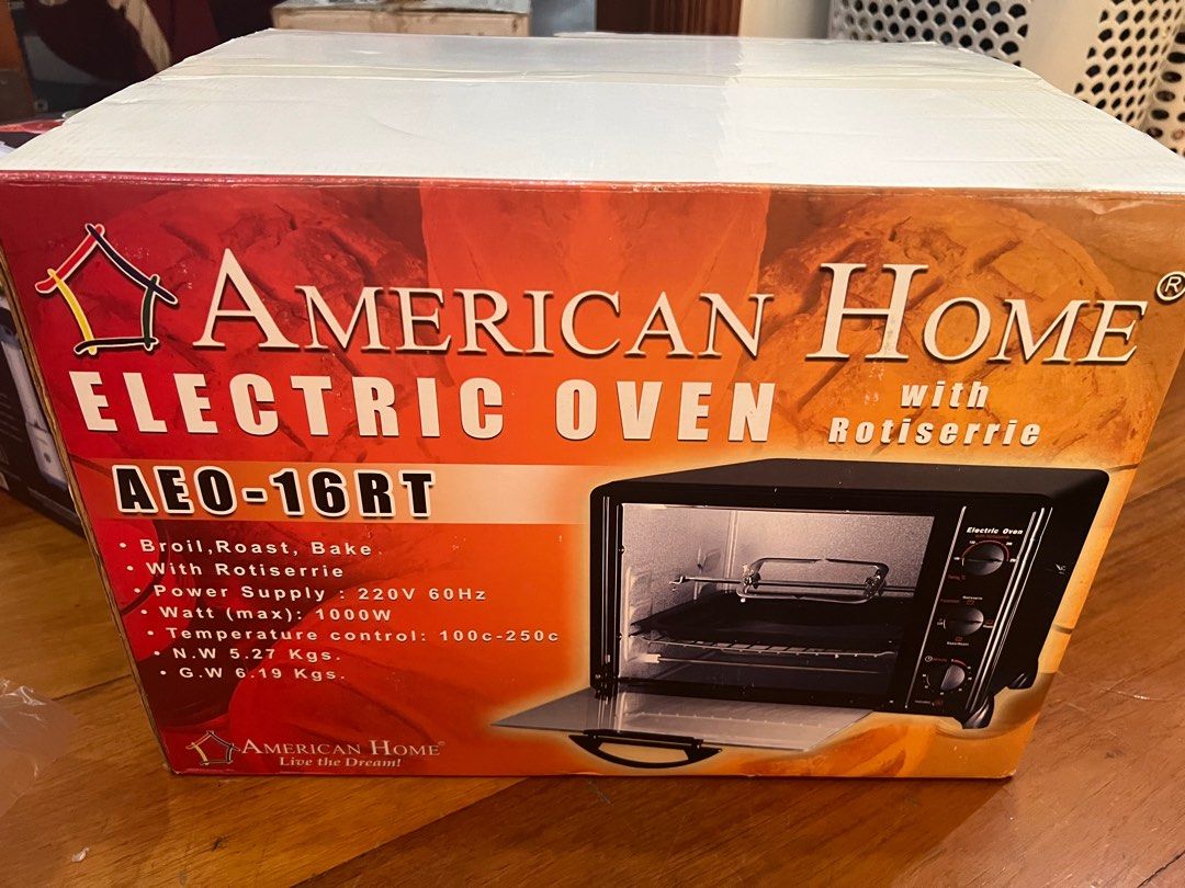 American Home AEO-16RT Electric Oven with Rotisserie, TV & Home Appliances, Kitchen Appliances ...