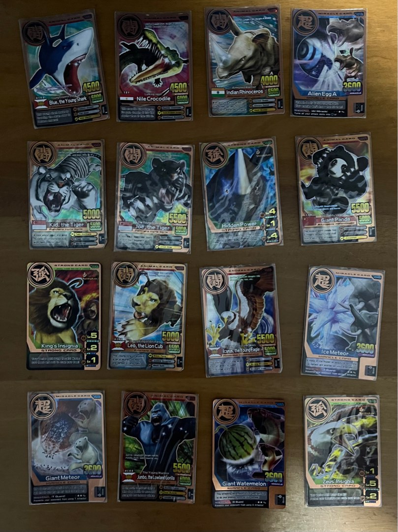 Animal Kaiser Version 2/3/4 Bronze Cards, Hobbies & Toys, Toys & Games ...