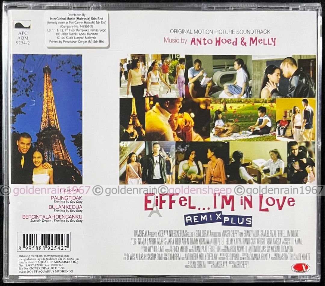 ANTO HOED & MELLY GOESLAW - Eiffel... I'm In Love (Remix Plus) 2004 ...