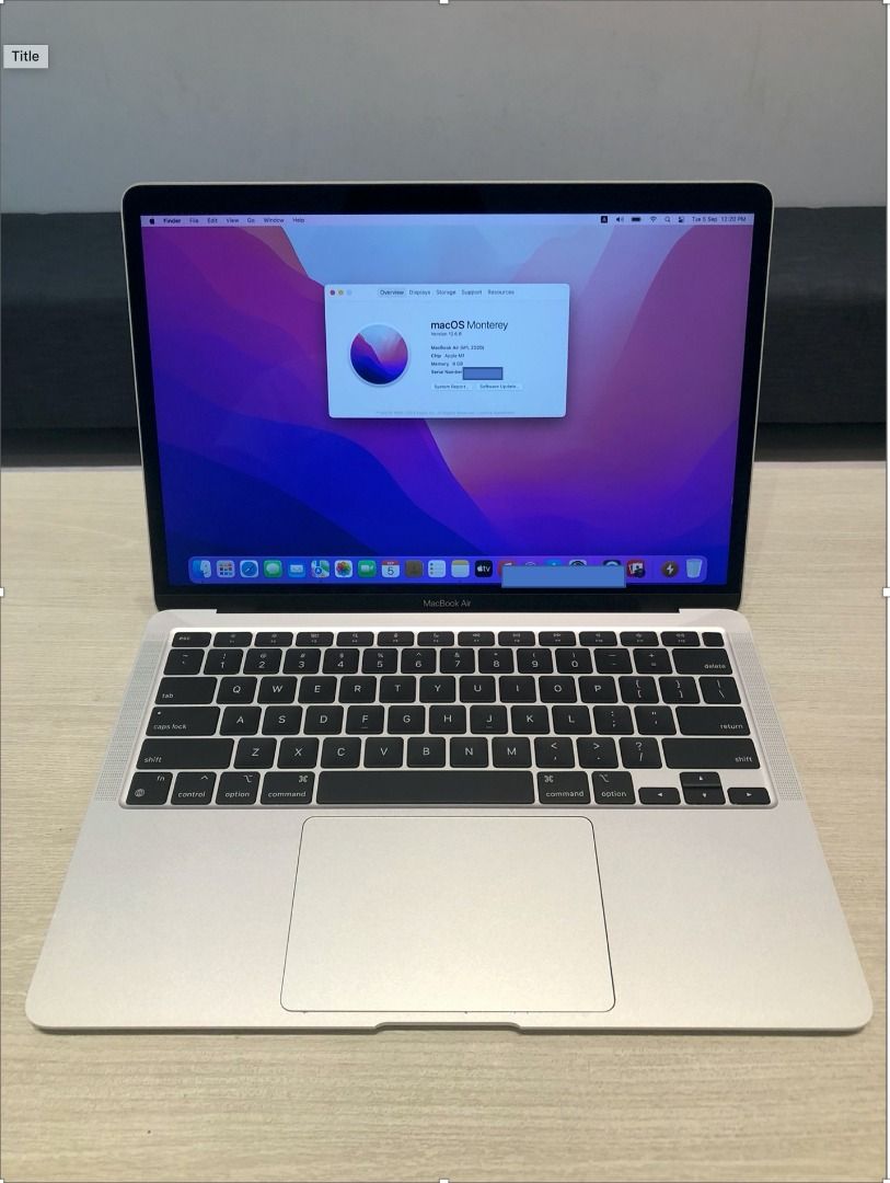 Apple Pre-owned MacBook Air (M1, 2020), Computers & Tech, Laptops ...