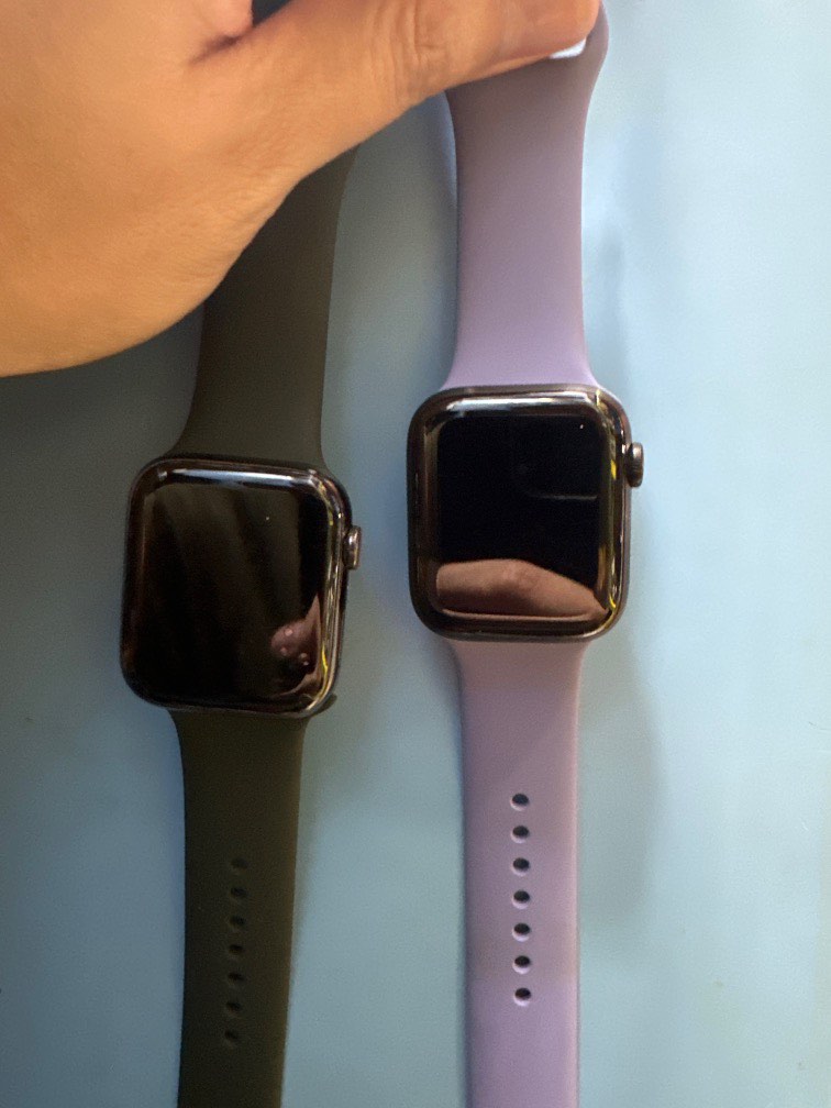 Apple Watch 6 44mm lte titamium /steel $2000 each, 手提電話, 智能穿戴裝置及智能手錶 - Carousell