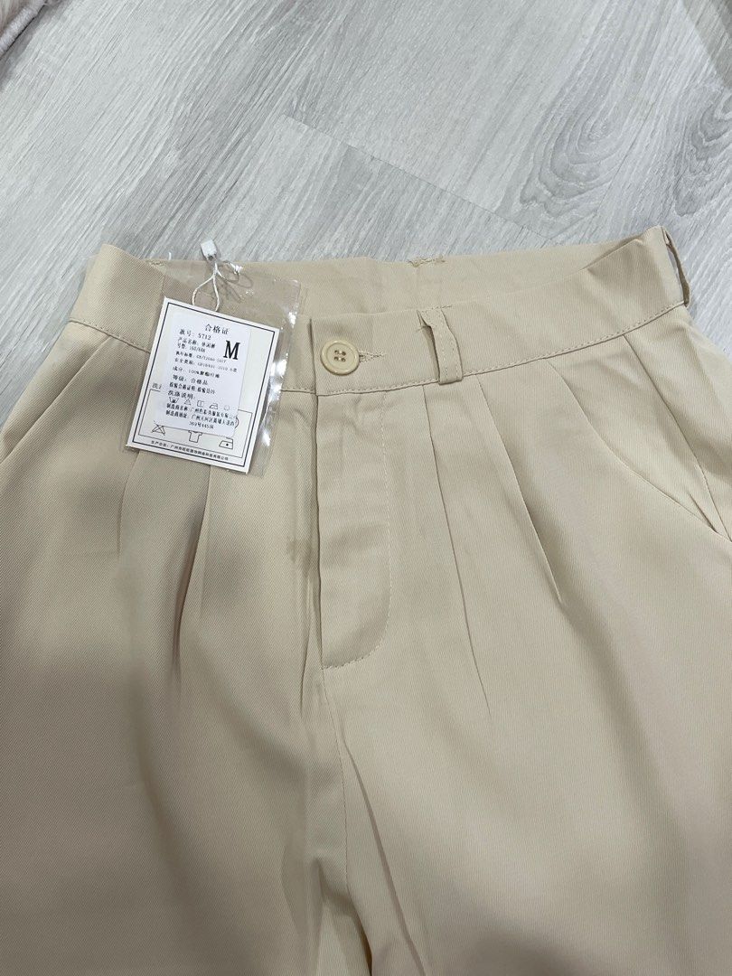 Apricot Suit Pants, Women's Fashion, Bottoms, Other Bottoms on Carousell