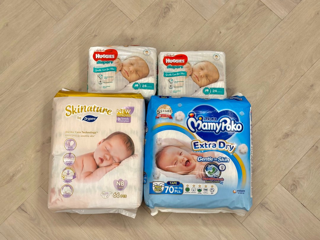 Assorted Diapers, Babies & Kids, Bathing & Changing, Diapers & Baby ...