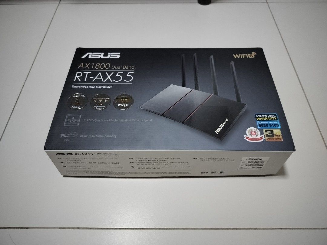 Asus RT-AX55 router, Computers & Tech, Parts & Accessories, Networking ...