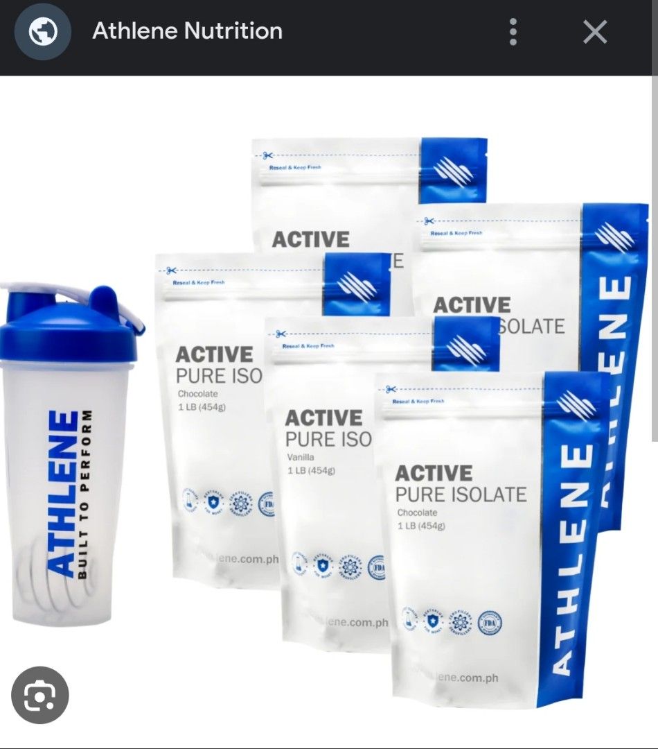 Athlene Protein Shake, Food & Drinks, Other Food & Drinks on Carousell