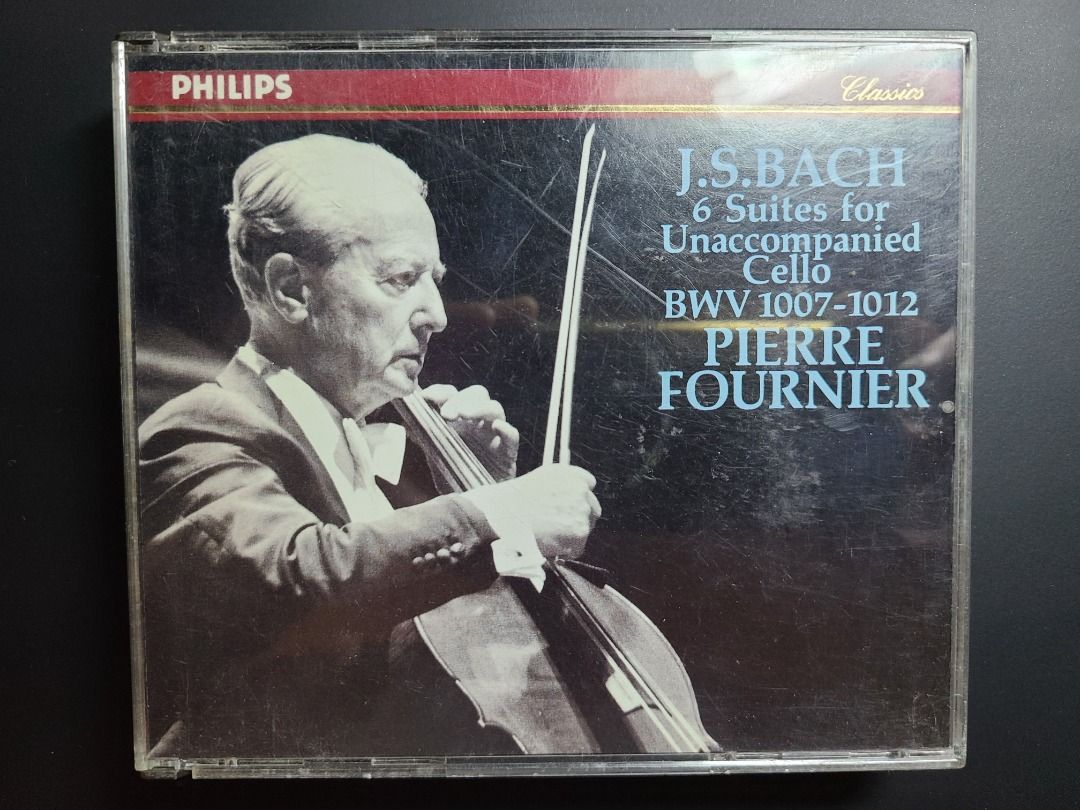 J.S. Bach: 6 Suites for Unaccompanied Cello BWV 1007-1012 Fournier ...