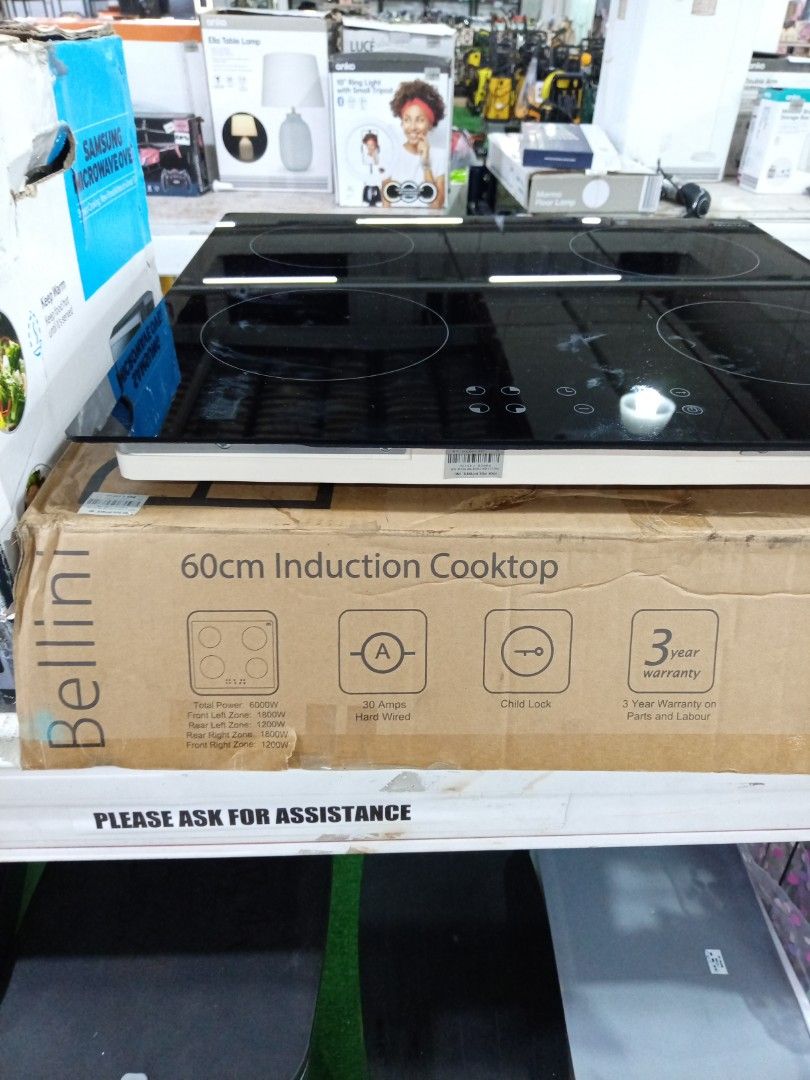 Bellini induction cooktop 60cm, TV & Home Appliances, Kitchen ...