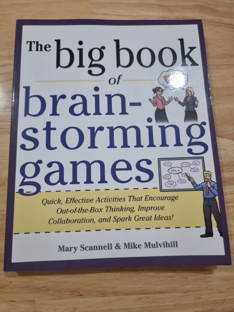 Big Book of Brainstorming Games, Hobbies & Toys, Books & Magazines, Textbooks on Carousell