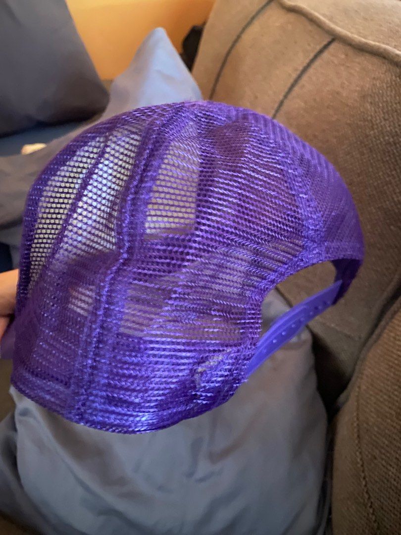 Black Mamba Snake LA Trucker Hat in Purple, Men's Fashion, Watches ...