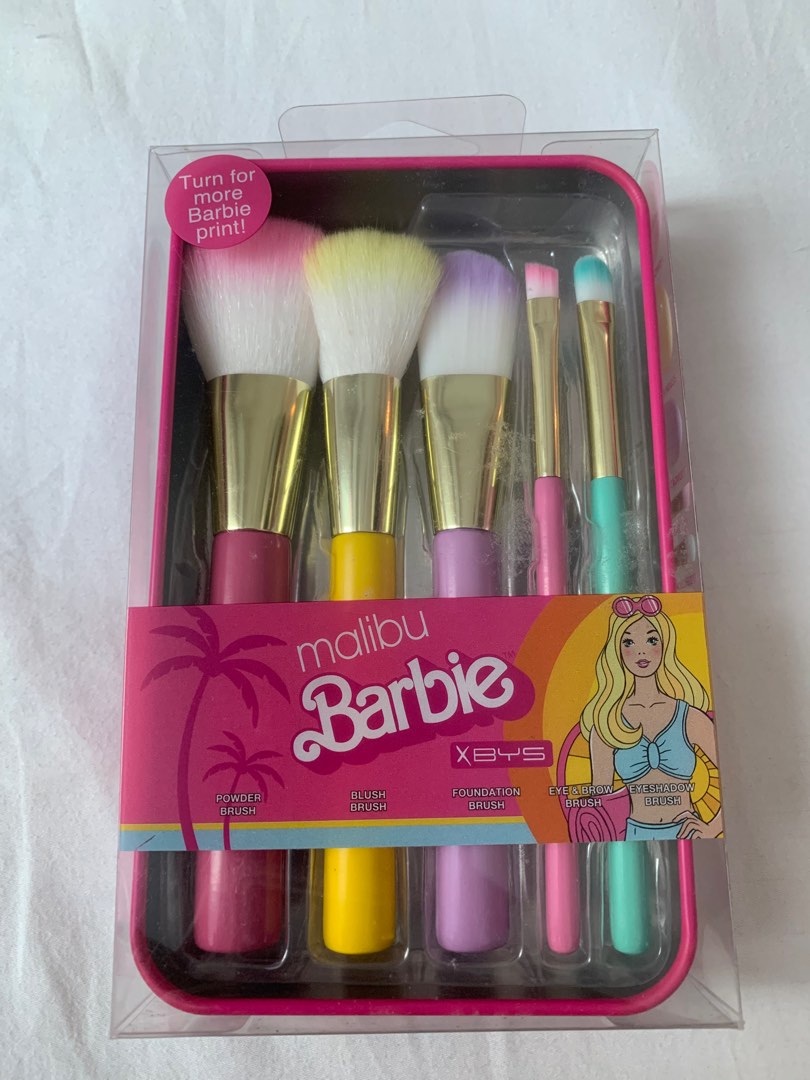 BNIB original Malibu Barbie Travel Brush Set by BYS, Beauty & Personal ...