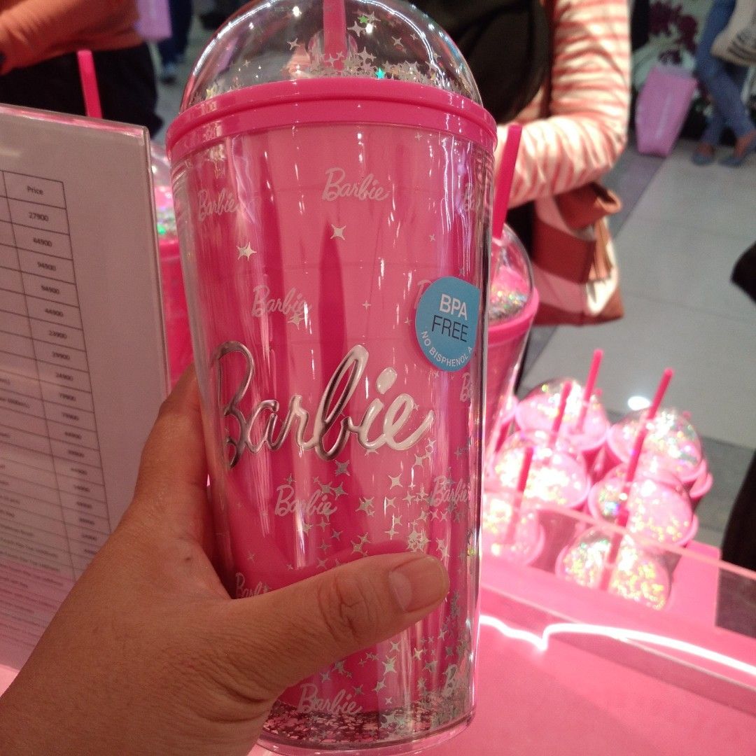 Botol Minum Miniso Barbie, Kitchen & Appliances di Carousell