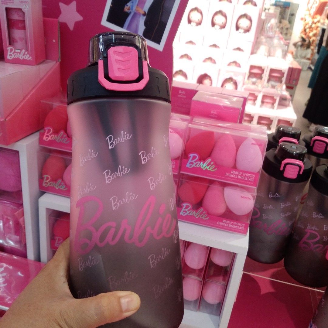 Botol Minum Miniso Barbie, Kitchen & Appliances di Carousell
