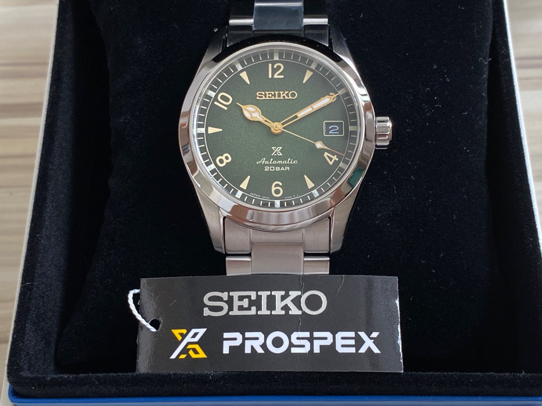 Brand new Seiko Prospex Alpinist SPB155 SPB155J SPB155J1 Green dial ...