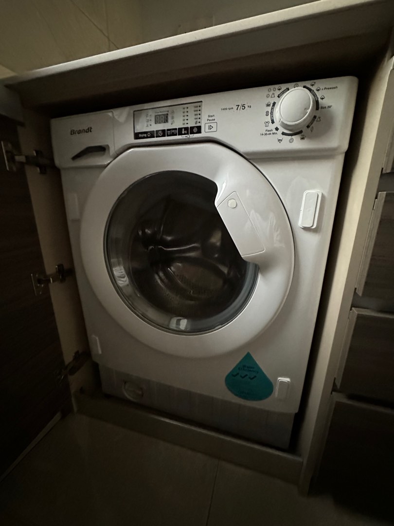Brandt 7/5 kg Washer Dryer, TV & Home Appliances, Washing Machines and Dryers on Carousell