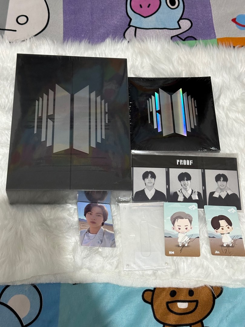 BTS proof set (compact and standard edition ) with jin pob and triptych ...