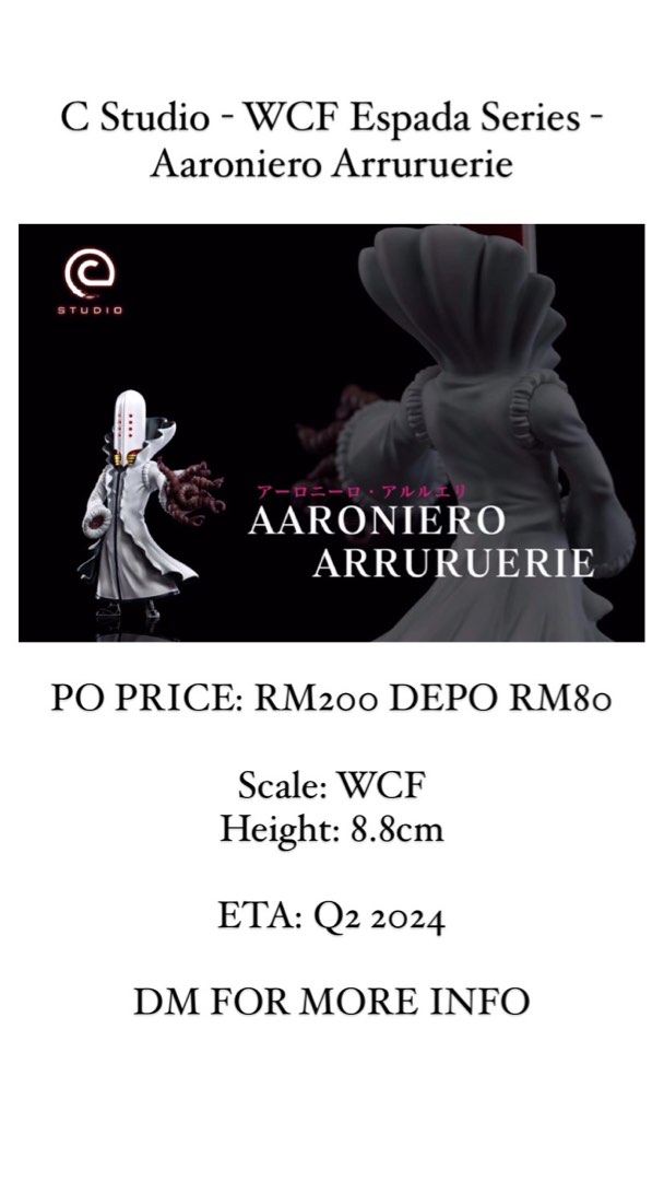 C Studio - WCF Espada Series - Aaroniero Arruruerie, Hobbies & Toys, Toys & Games on Carousell