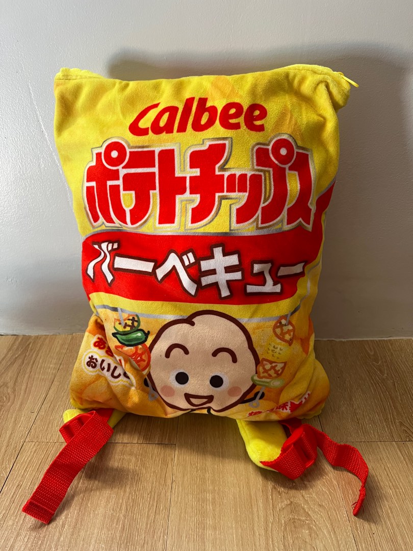 Calbee Stuffed Backpack, Hobbies & Toys, Toys & Games on Carousell
