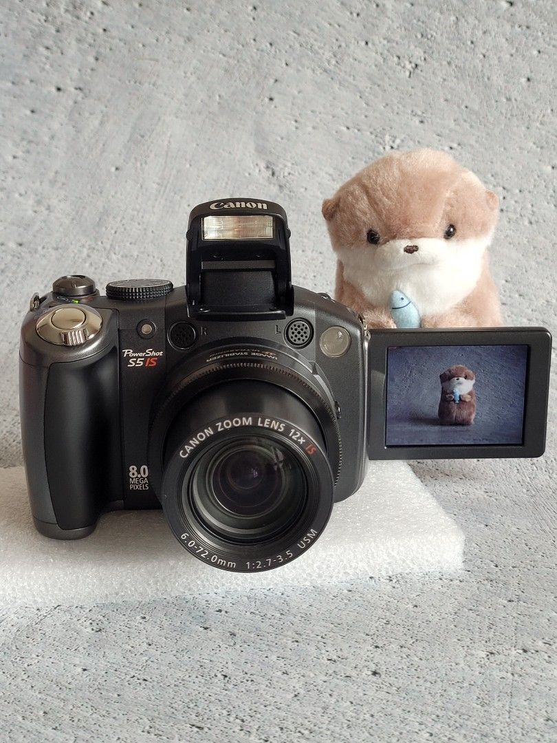 Canon S5 IS PowerShot [F2.7, 1cm Super Macro] Full Size Bridge CCD ...
