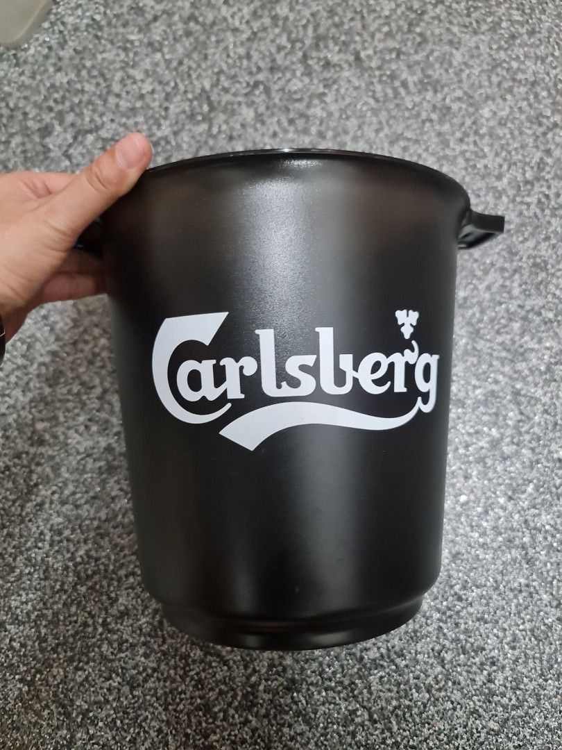 Carlsberg Ice Beer bucket, Furniture & Home Living, Kitchenware ...