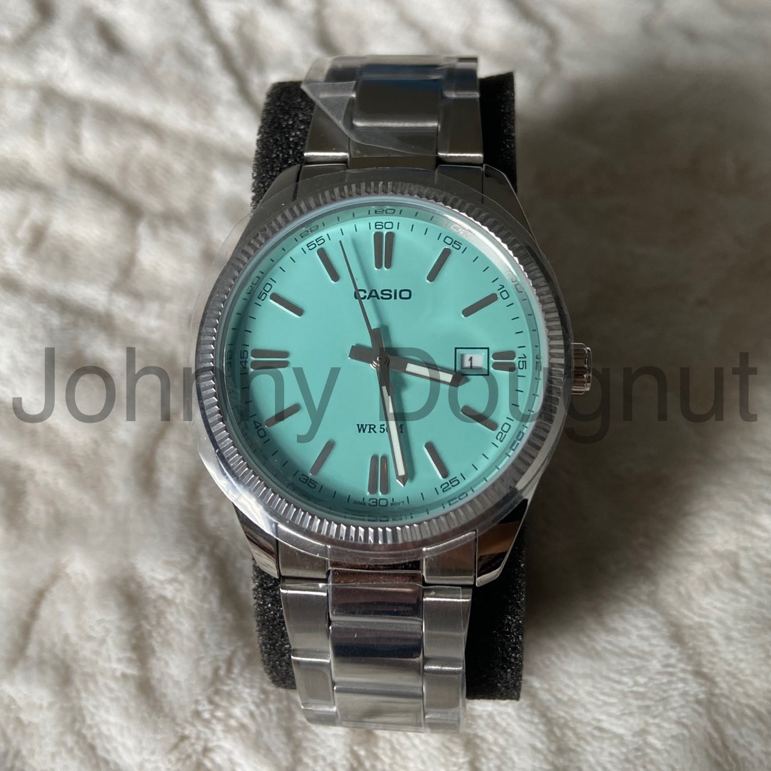 Casio MTP-1302PD-2A2VEF (Tiffany), Men's Fashion, Watches & Accessories ...