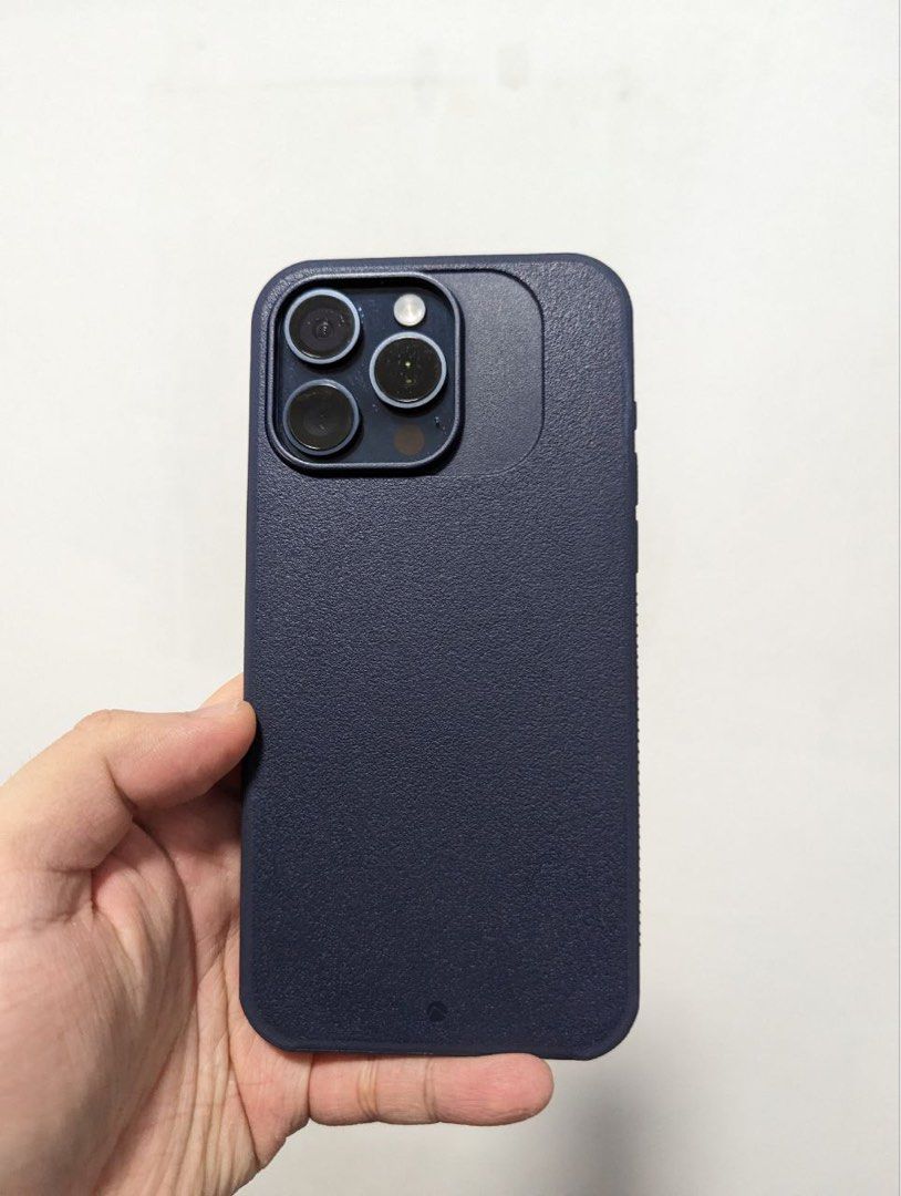 Caudabe Synthesis iPhone 15 Pro Max Celestial Blue (Action Button Cover ...