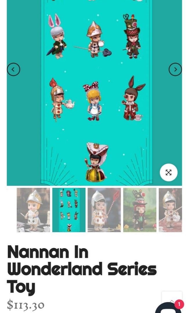 Chinese Blind Box figures Nannan Wonderland series, Hobbies & Toys ...