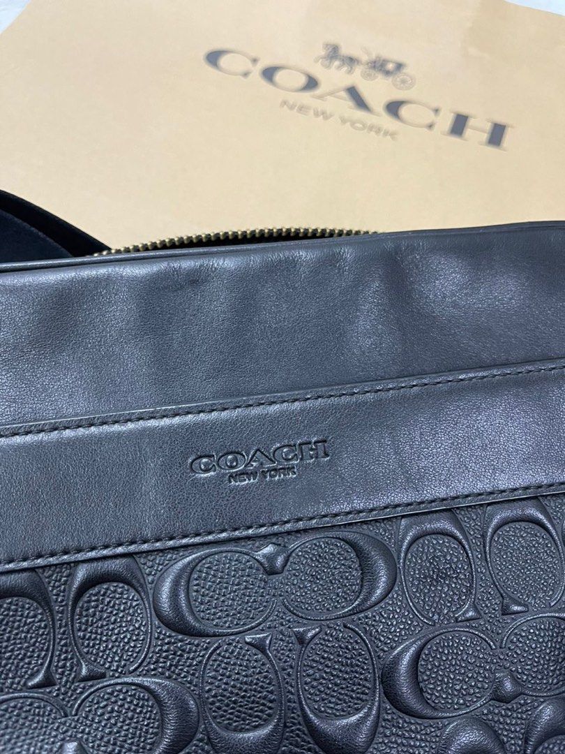COACH CHARLES CAMERA BAG IN SIGNATURE LEATHER, Men's Fashion, Bags ...
