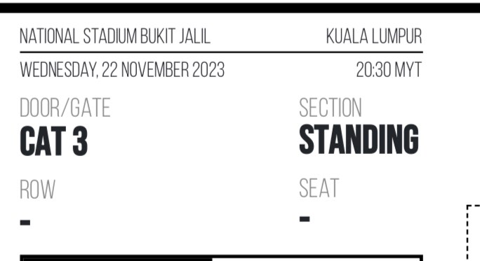 Coldplay Malaysia Nov 22, Tickets & Vouchers, Event Tickets on Carousell