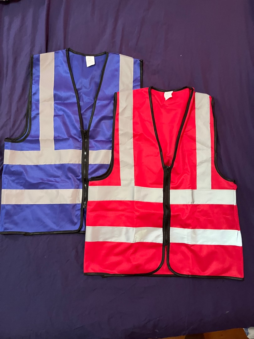Construction worker wear Vest High Visibility, Men's Fashion ...