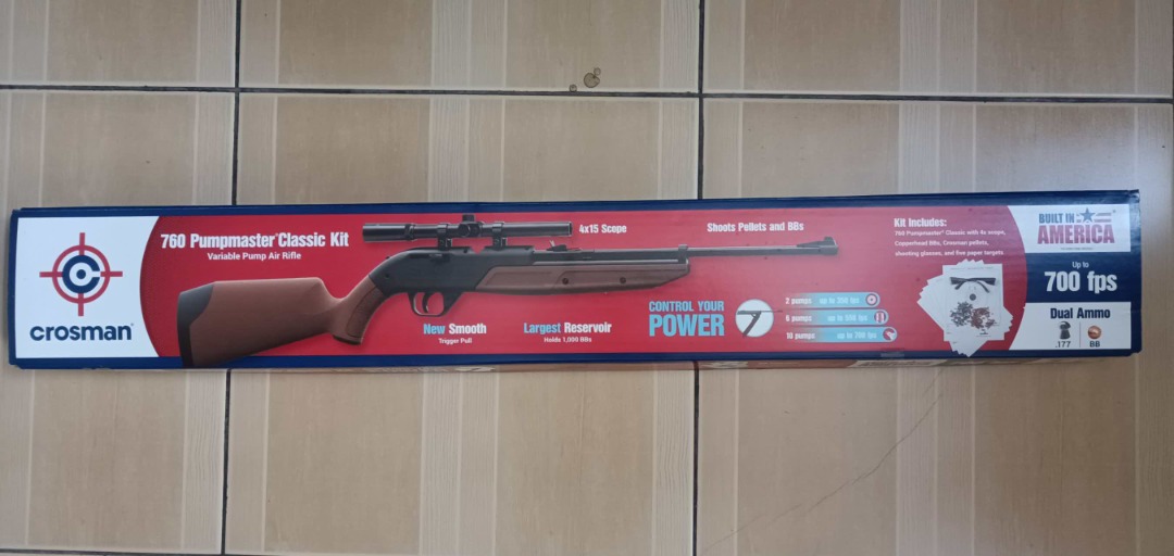 Crosman 760 Pumpmaster Classic Kit, Hobbies & Toys, Toys & Games on ...