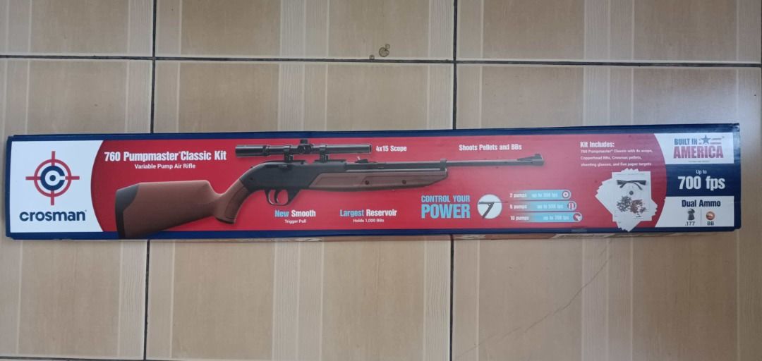 Crosman 760 Pumpmaster Classic Kit, Hobbies & Toys, Toys & Games on ...