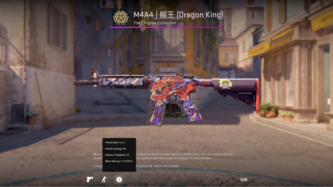 CSGO CS2 M4A4 | Dragon King MW [BUFF PRICE], Video Gaming, Gaming ...