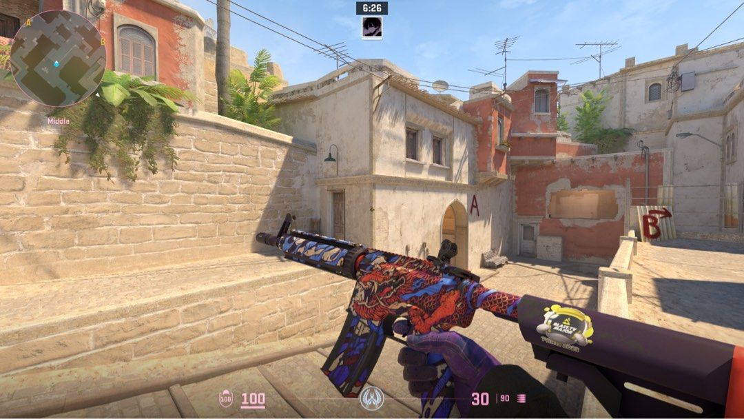 CSGO CS2 M4A4 | Dragon King MW [BUFF PRICE], Video Gaming, Gaming ...